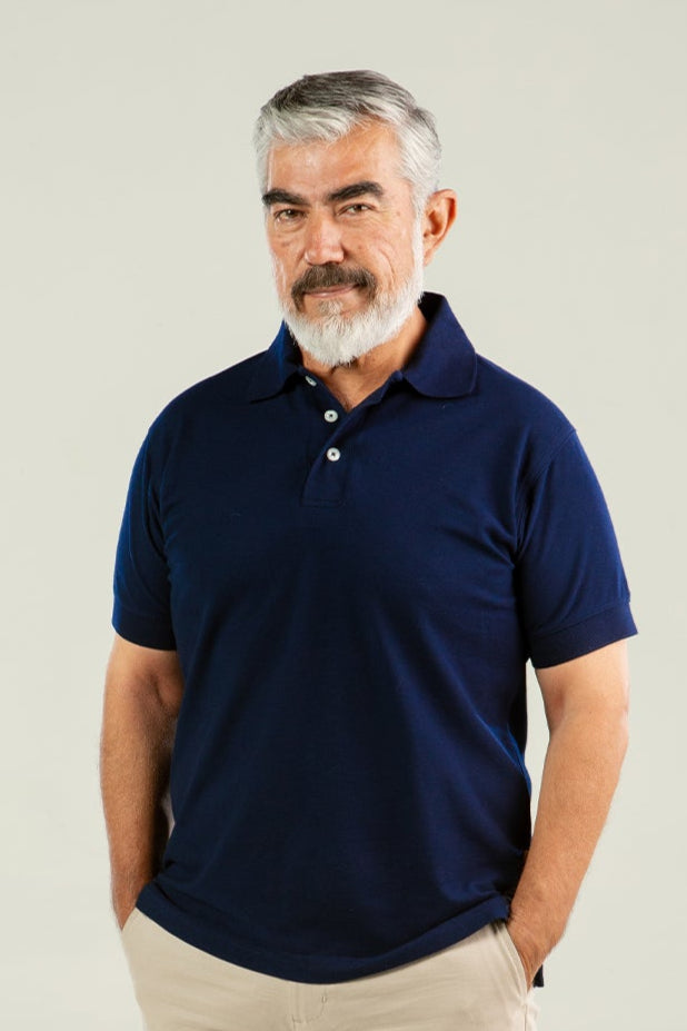 Polo Rugby Caballero marca Antum. Color Blanco y Talla XS. Diversos ma